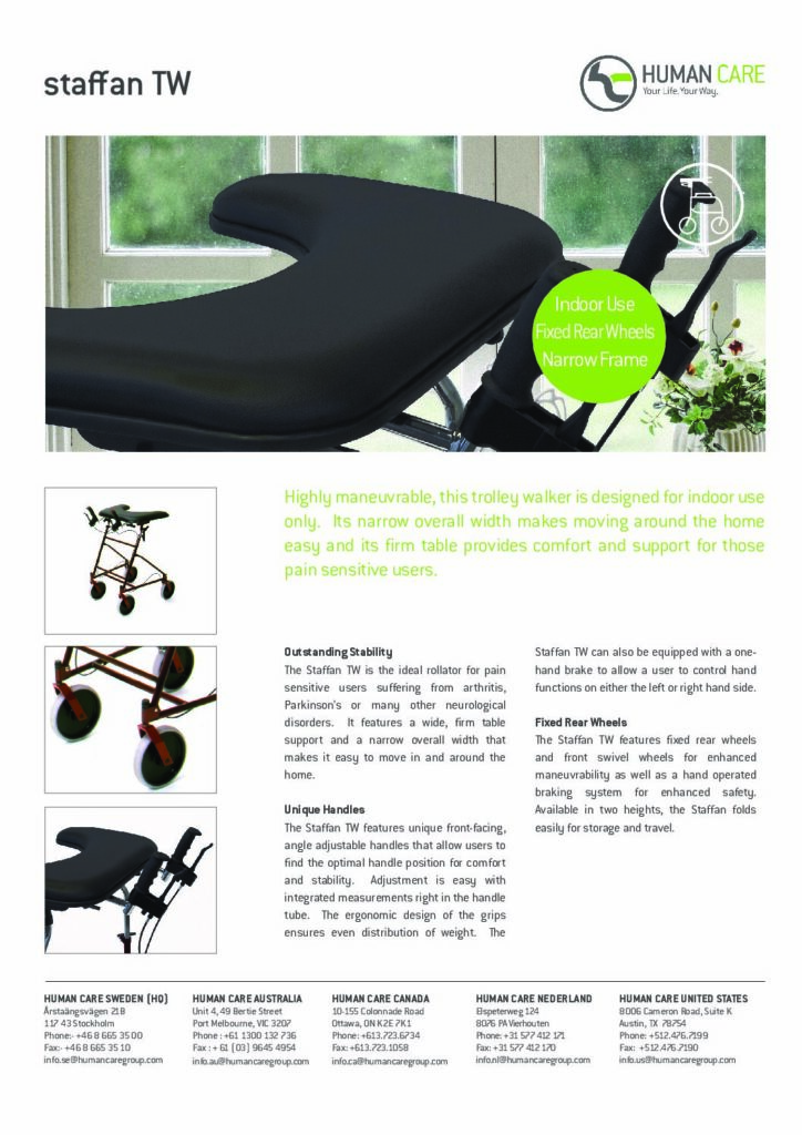 Staffan Trolley Walker - Human care Netherlands